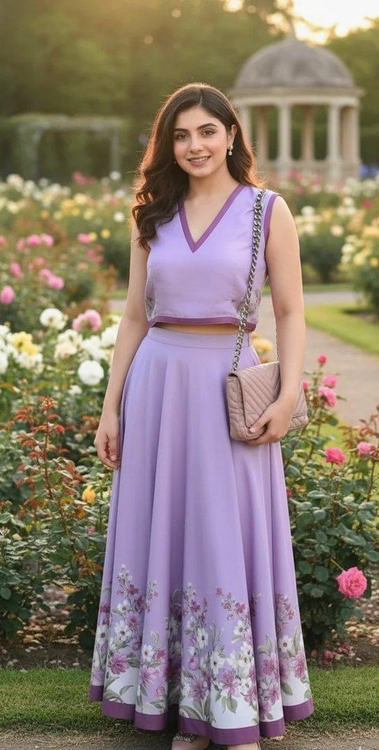 Lavender Grace Skirt & Top (2 piece) – Lamyra
