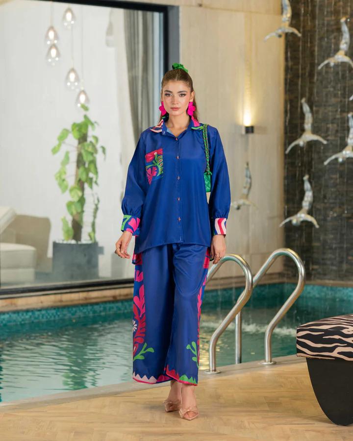 Santorini Splash Co-ord Set – Lamyra